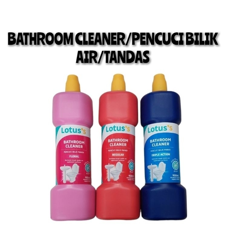 LOTUS BAthroom Cleaner Reguler/Triple Action/Floral| Pencuci Cecair ...