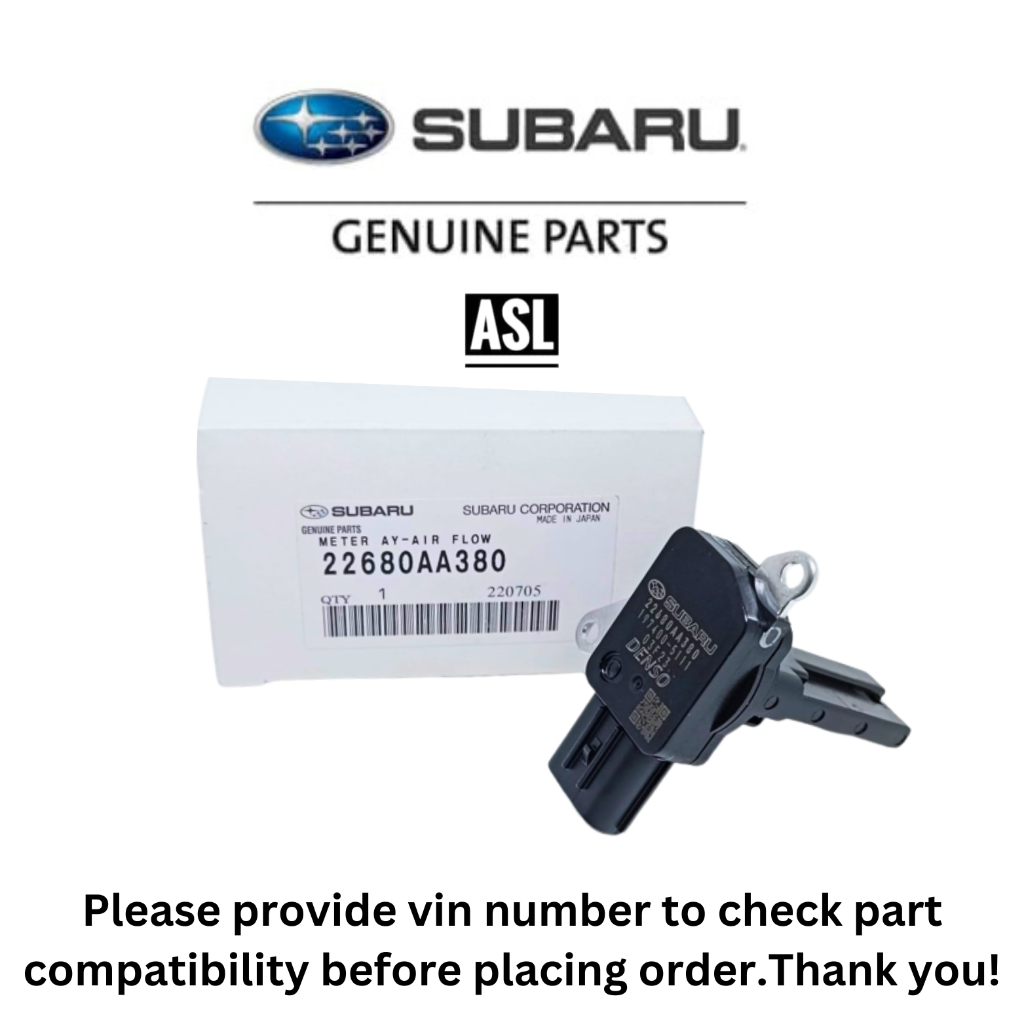 22680AA380 Genuine Subaru Mass Air Flow Sensor XV Forester Exiga ...