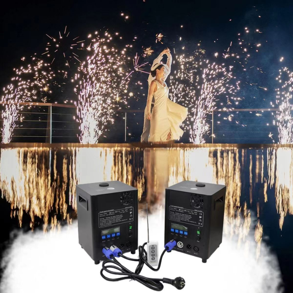 Stage Spark Machine/Cold Fireworks Machine/ DMX Control/Wedding/Event ...
