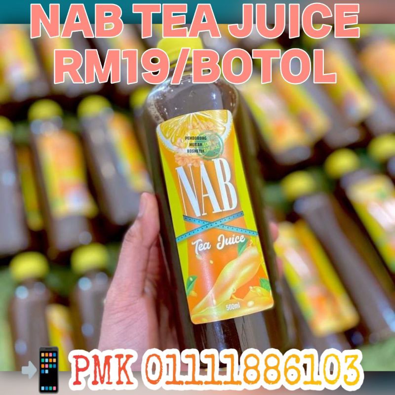 NAB N.A.B TEA JUICE DETOX 📌 ready stock 📌 | Shopee Malaysia