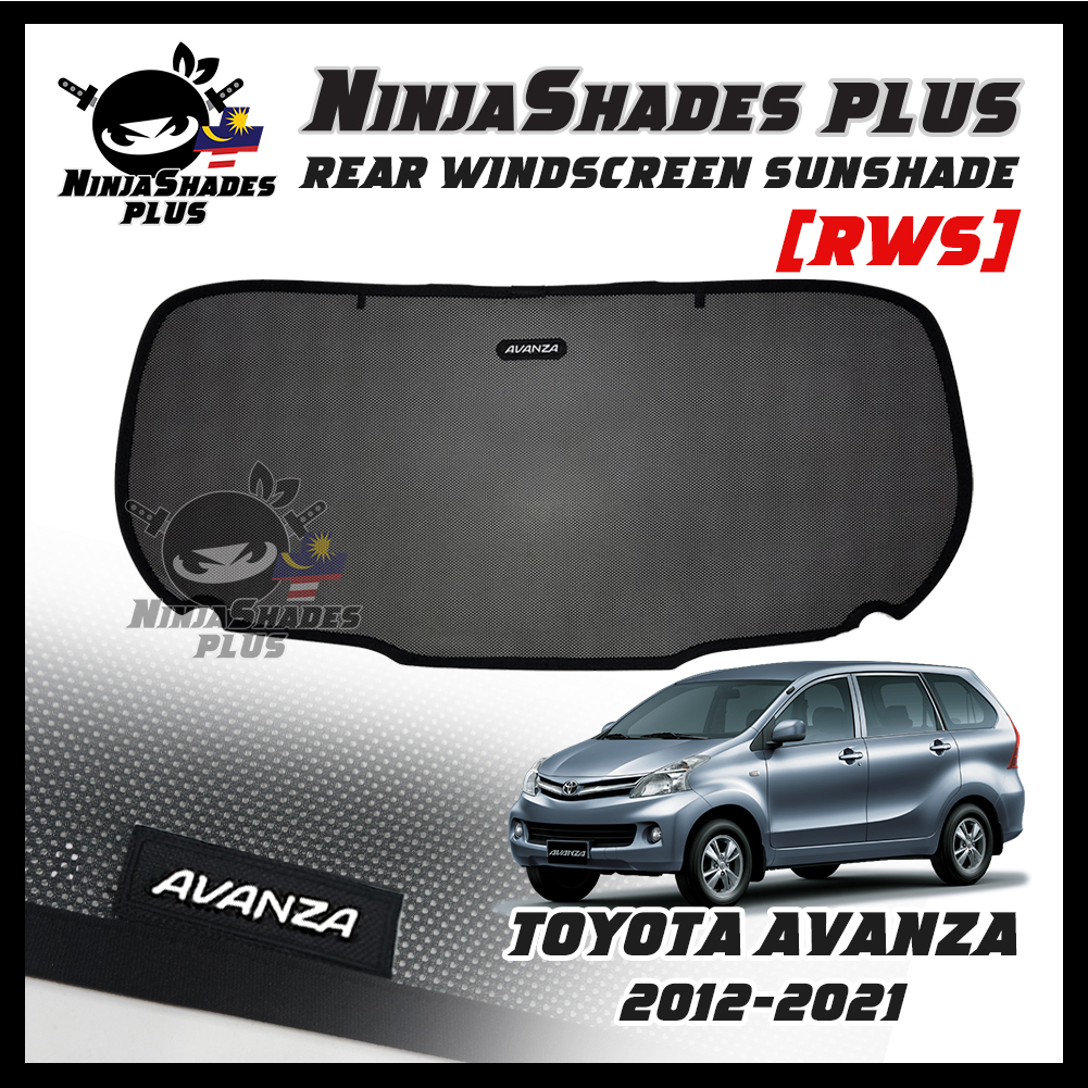 NinjaShades PLUS TOYOTA Avanza 2012-2021 [RWS] REAR Windscreen Car ...