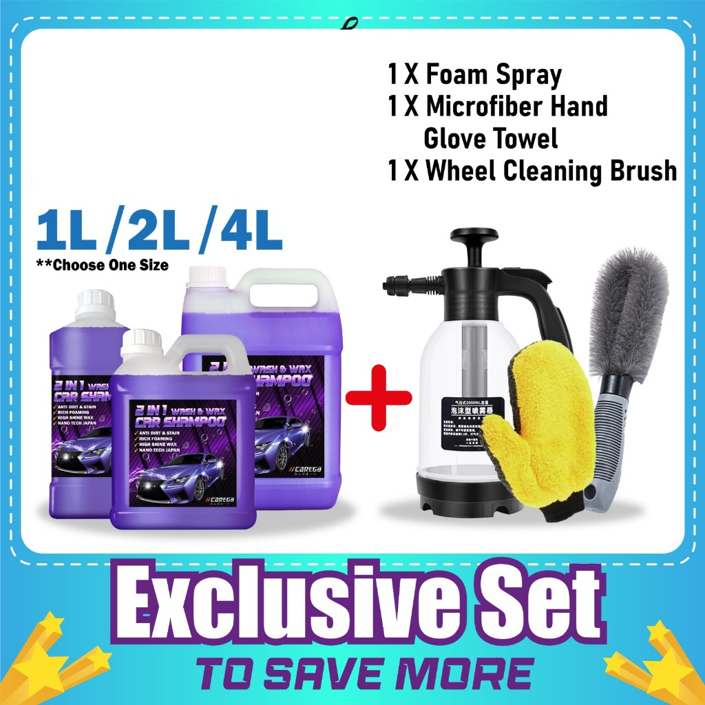 CAREGA Ultimate Nano Wash Car Wash Shampoo Nano Wash High Quality ...