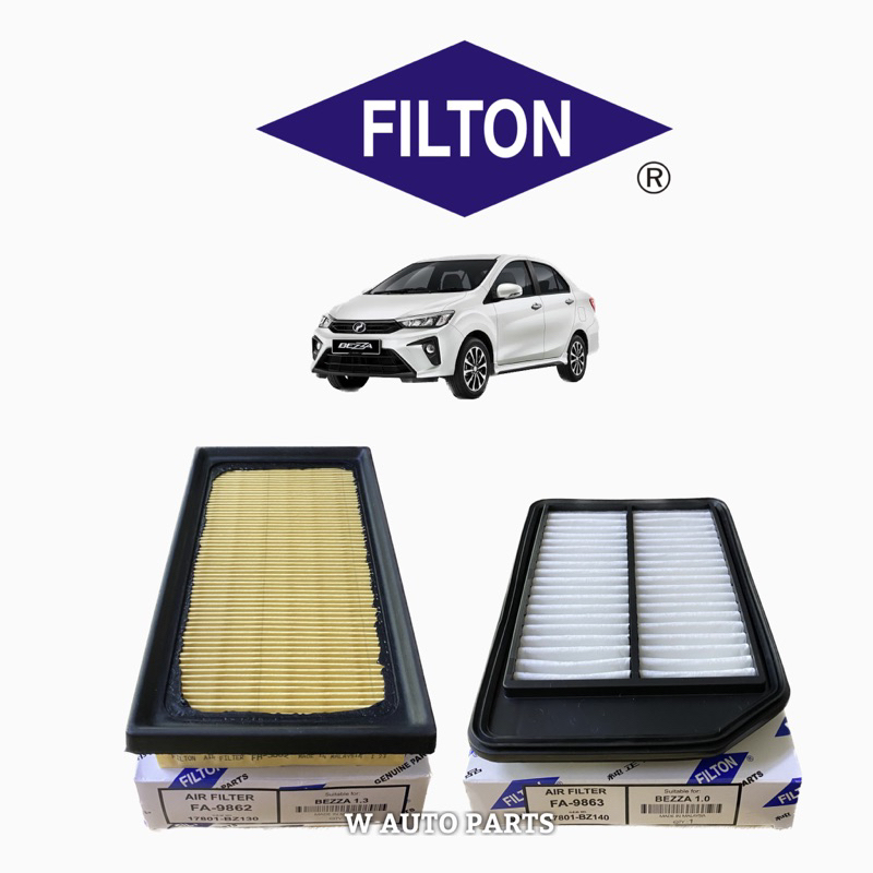 PERODUA BEZZA 1.0 & 1.3 AIR FILTER 17801-BZ130 & 17801-BZ140 | Shopee ...