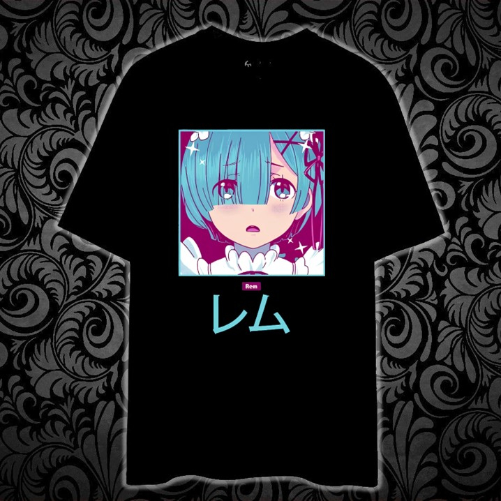 REM RE ZERO anime v2 Printed t shirt unisex 100% cotton | Shopee Malaysia
