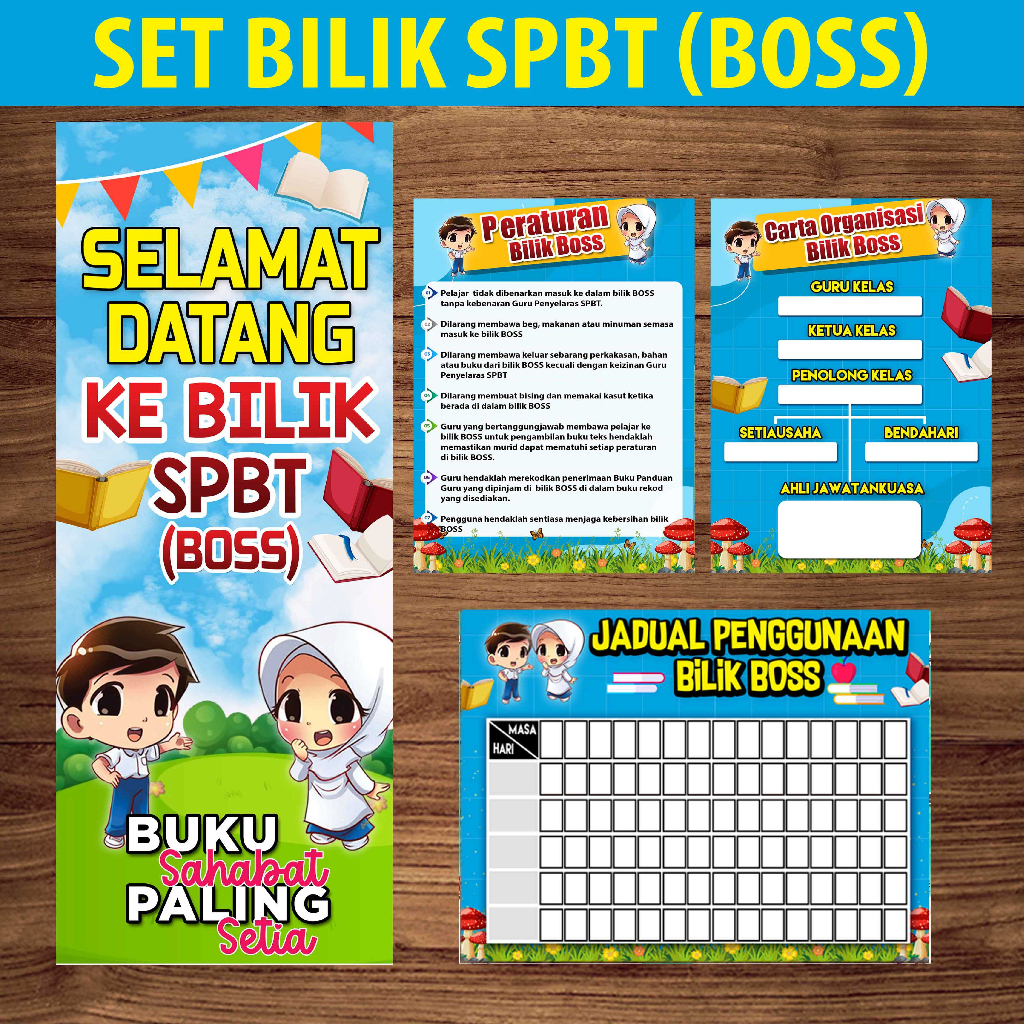 🔥Hot item 🔥 Set Keceriaan BILIK SPBT SEKOLAH (BOSS) | Shopee Malaysia