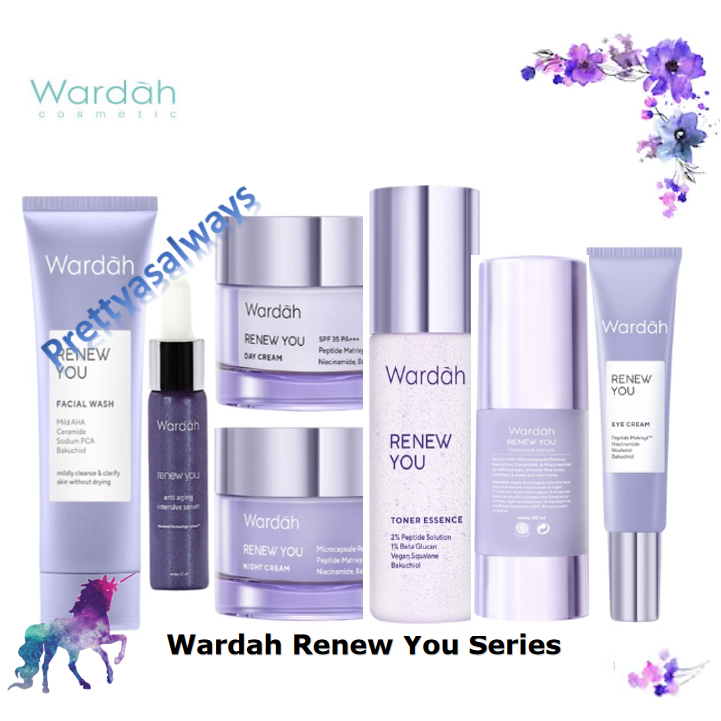 Wardah Renew You Anti Aging Set / Wardah Renew You Wash / Renew You ...