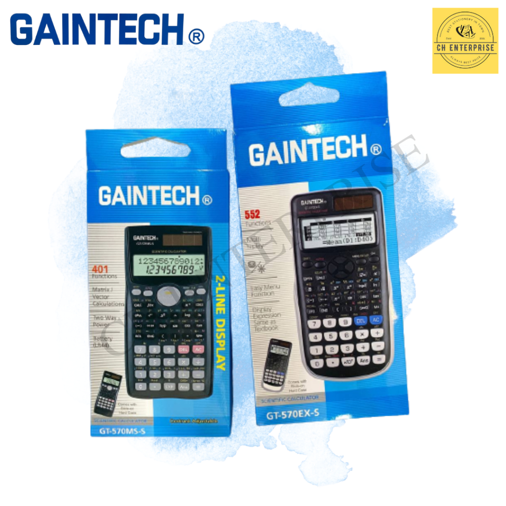 CHE🔢GAINTECH🧮 SCIENTIFIC CALCULATOR Matrix / Vector (570MS-S / 570EX-S ...