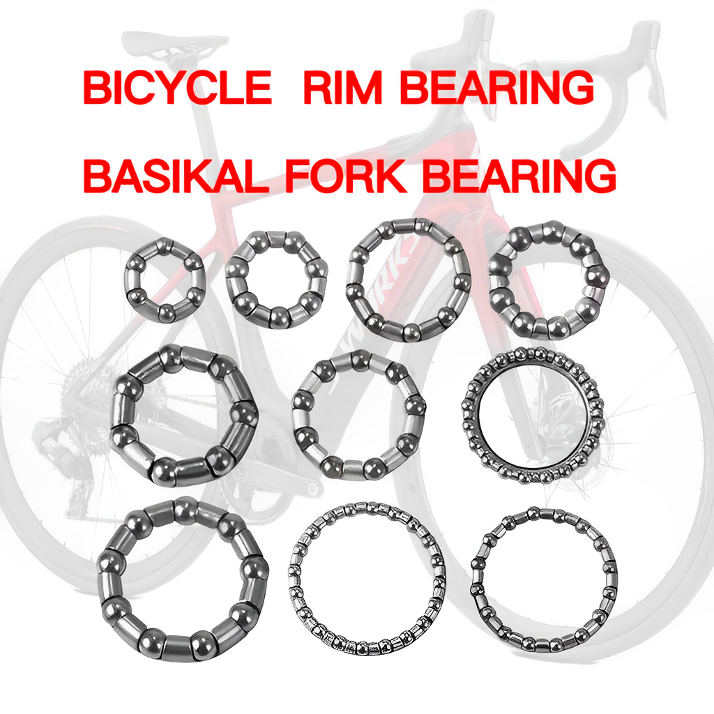 Bicycle Ball Bearing Basikal Headset Rim Hub Wheelset Crank Fork ...