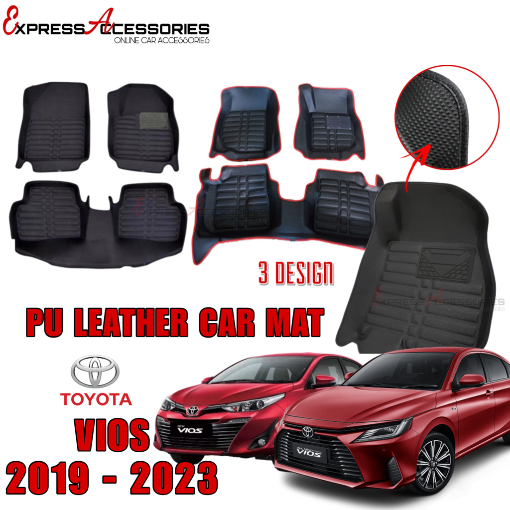TOYOTA VIOS 2019 - 2022 VIOS 2023 AC100 D92A 5D CARPET CUSTOMIZED FIT ...