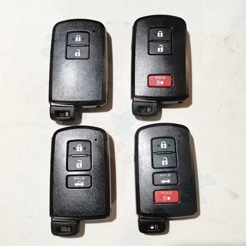 Updating Toyota 2/3/4 Buttons smart Key Shell to replace Toyota Altis ...