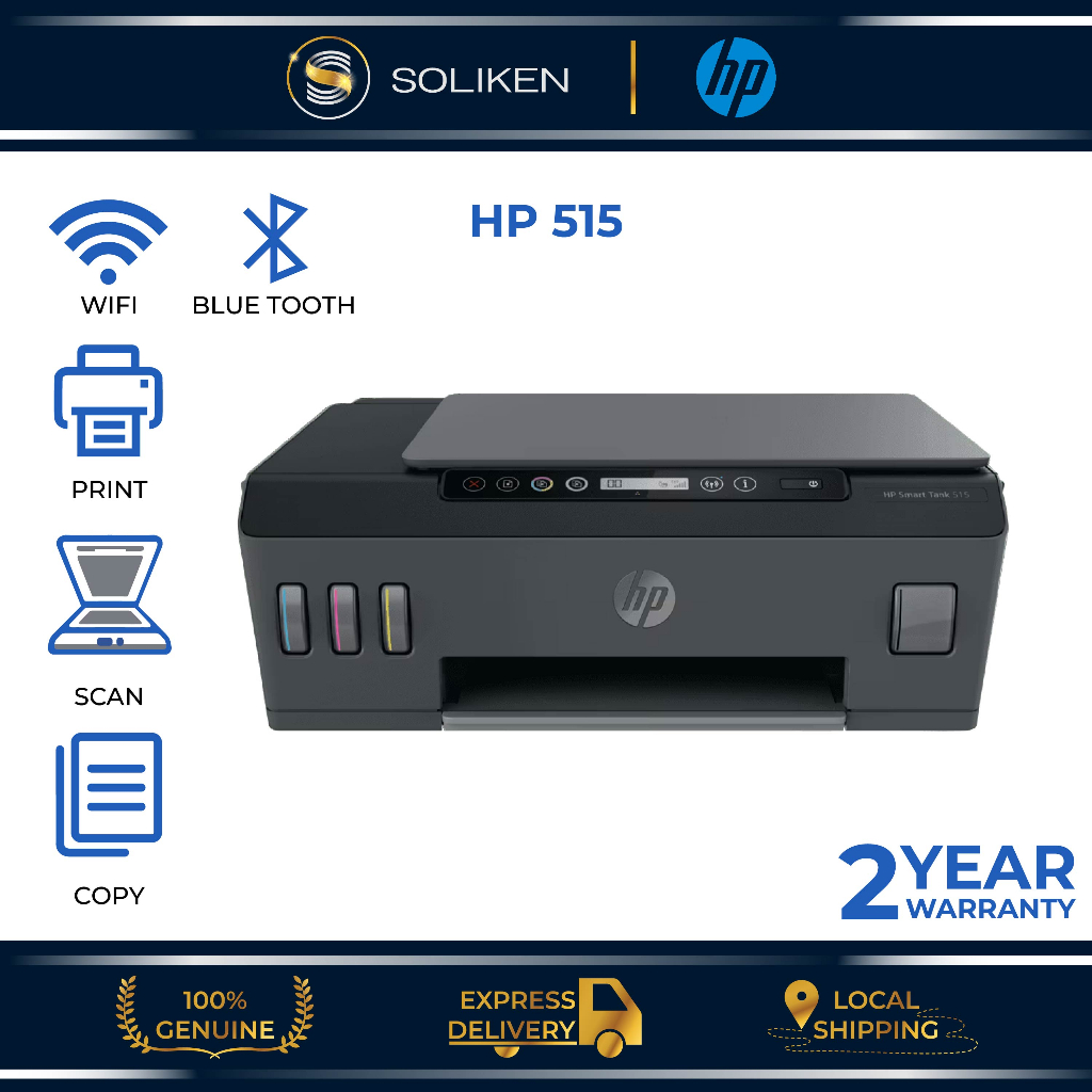 HP Smart Tank 515 Wireless All-in-One Printer 1TJ09A | Shopee Malaysia
