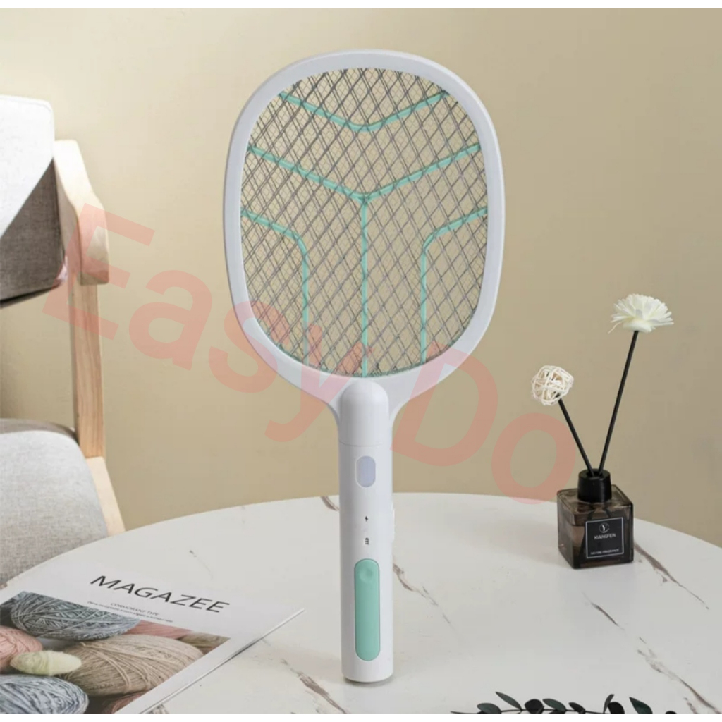 USB Charging Electric Mosquito Racket Insect Swatter Rechargeable Dual ...