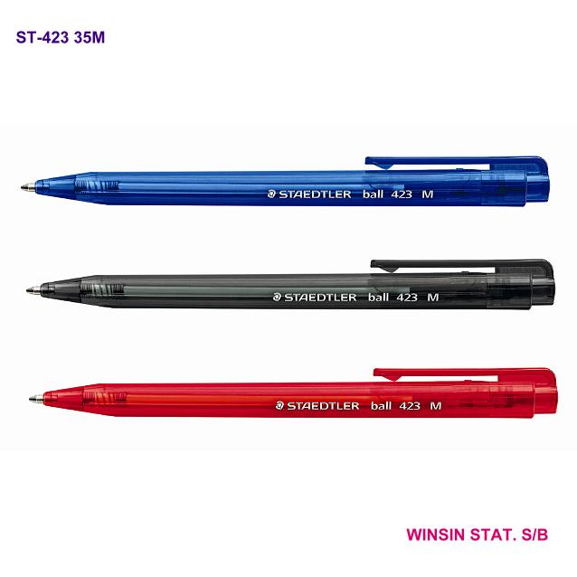 STAEDTLER ball 423 Retractable ballpoint pen | Shopee Malaysia