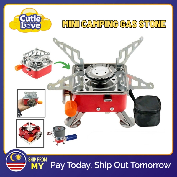 Portable Mini Gas Stove Camping Stove Burner Portable Card Type Stove ...