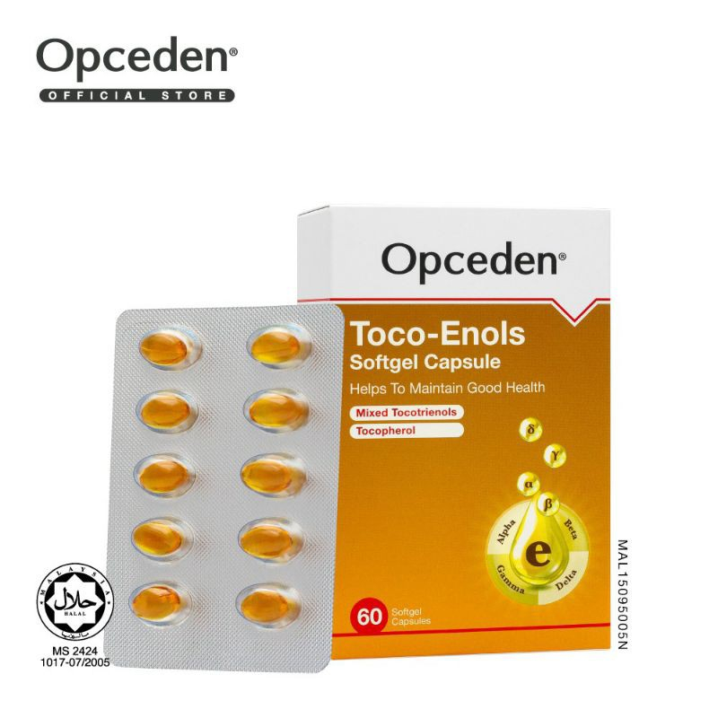 Opceden Toco-Enols Softgel Capsule 440mg | Shopee Malaysia
