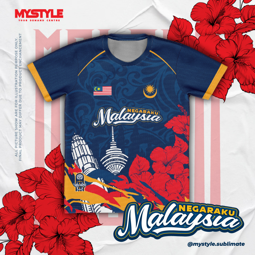 JERSEY MALAYSIA | MERDEKA EDITION 2023 BY MYSTLE | Shopee Malaysia