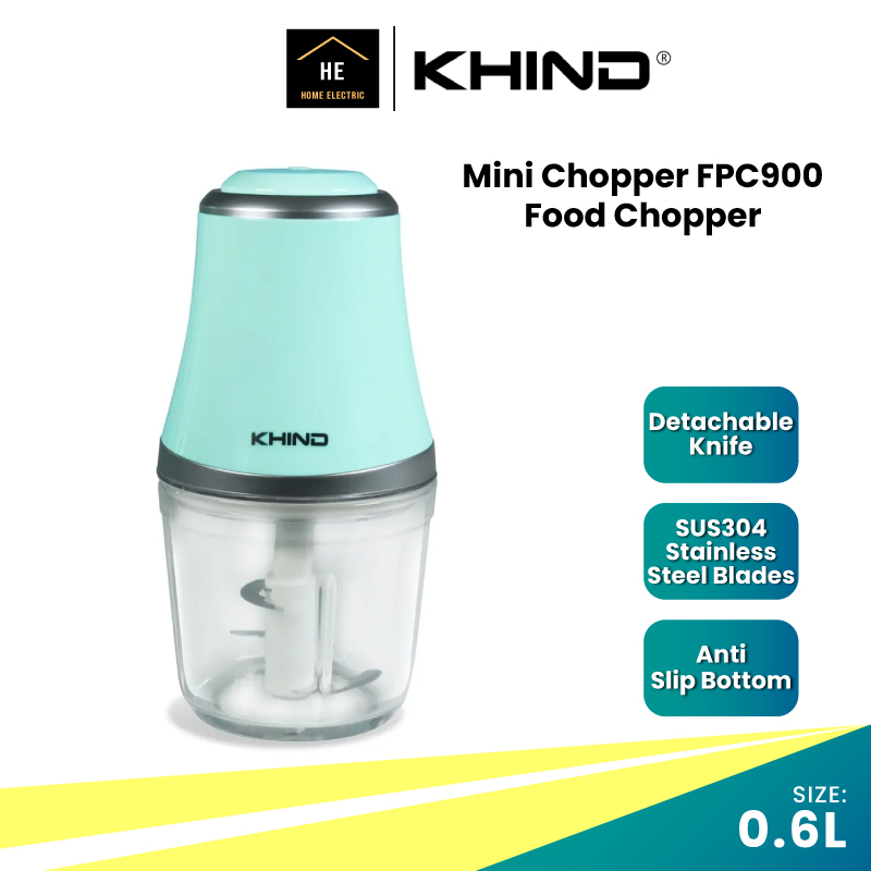 Khind 0.6L Mini Chopper FPC900 Food Chopper Grinder Pengisar Daging 搅拌机 ...