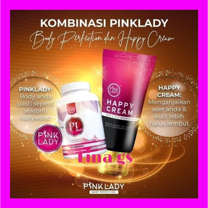 PinkLady Original Body Perfection Pink Lady Happy Cream Payudara ...
