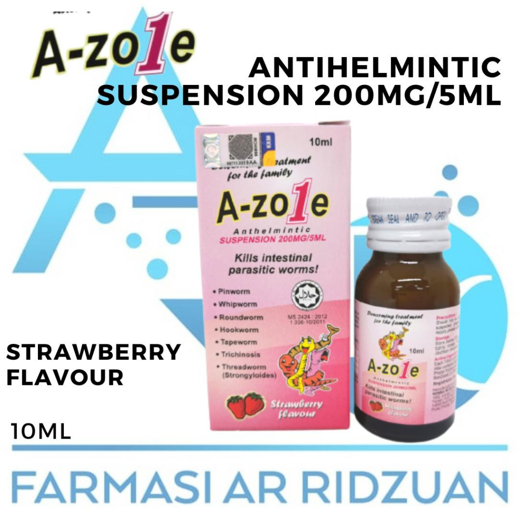 A-Zole Noxworm Suspension 200mg/5ml | Shopee Malaysia