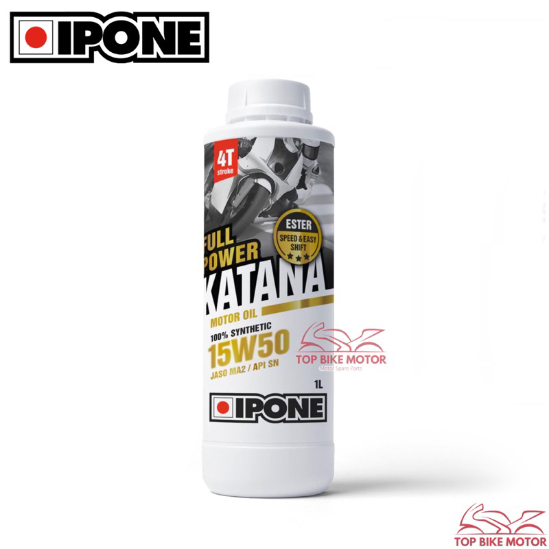 IPONE FULL POWER KATANA SYNTHETIC 15W50 1 LITRE IPONE LUBRICANT MOTOR ...