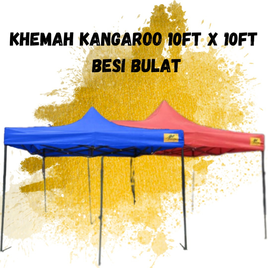 KHEMAH KANGAROO SAIZ 10FT X 10FT (3M X 3M) BESI BULAT / KHEMAH NIAGA ...