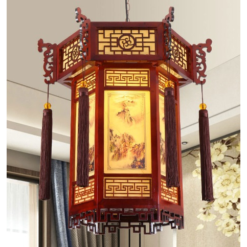 Ready Stock Antique Chinese Chandelier New Year Lampu CNY Cina Light ...