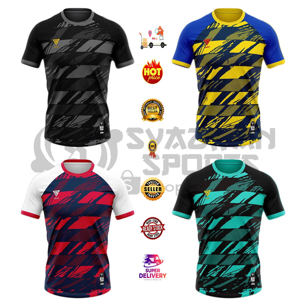 (Hot Item) Jersey Murah / Jersi FA014 / Jersey Bola / Jersi Team ...
