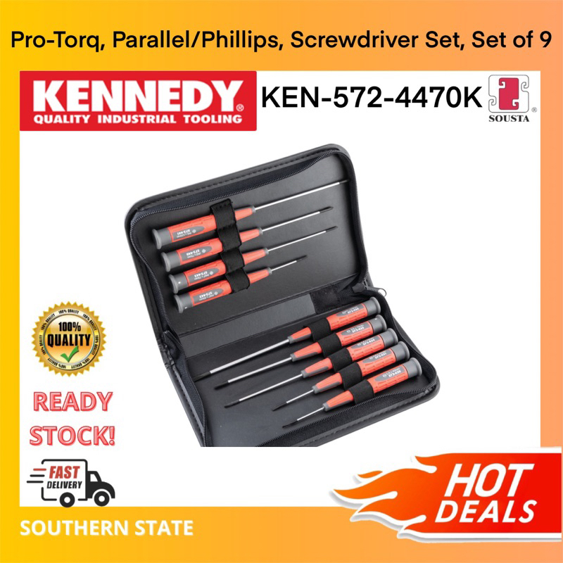 Kennedy-Pro Pro-Torq, Parallel/Phillips, Screwdriver Set KEN-572-4450K ...