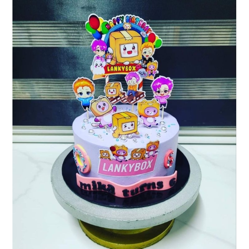 TOPPER CAKE CARTOON LANKYBOX | Shopee Malaysia