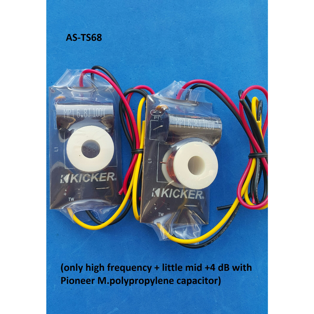 2 pcs high power tweeter speaker 12dB crossover network(with Pioneer ...