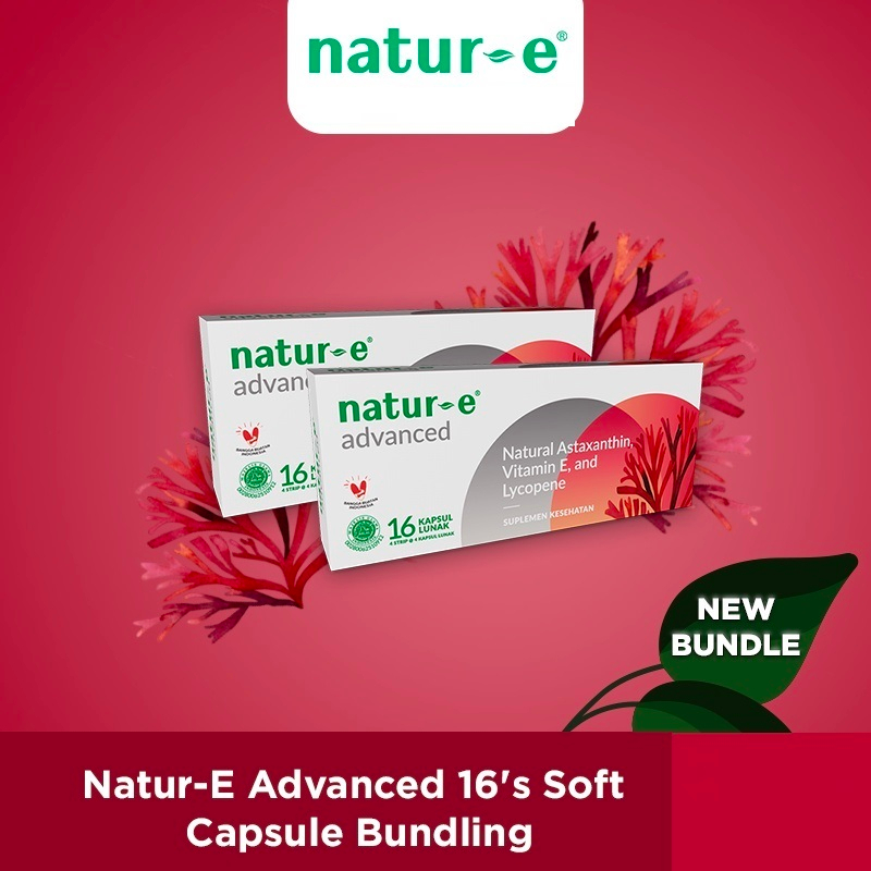 Natur-E Advanced 16s Soft Capsule 2 pcs (Suplemen Kecantikan / natur e ...