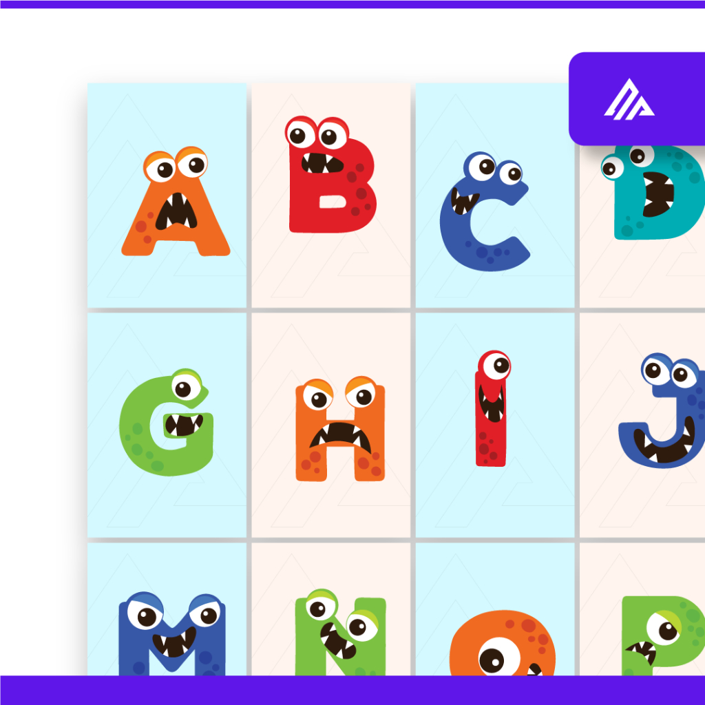 [PDF] A4 Printable ABC Alphabets for Kids | Colored Version | English ...