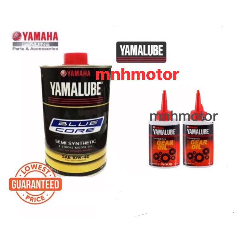 YAMALUBE BLUE CORE SEMI SYNTHETIC AT 4T 10W40 MOTOR OIL Scooter Oil ...