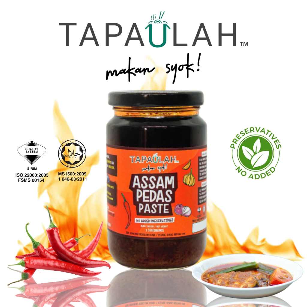 Assam Pedas Pes :- 130g (Halal, Tiada Pengawet dan Sedia untuk di Masak dalam masa 5 minit ...