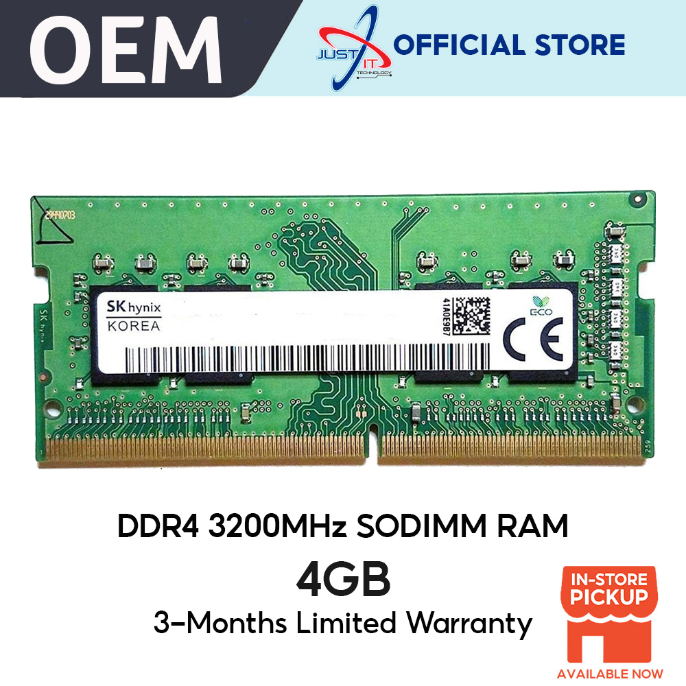 OEM Value Sodimm RAM Bulk Pack (4GB/DDR4/3200MHZ) | Shopee Malaysia