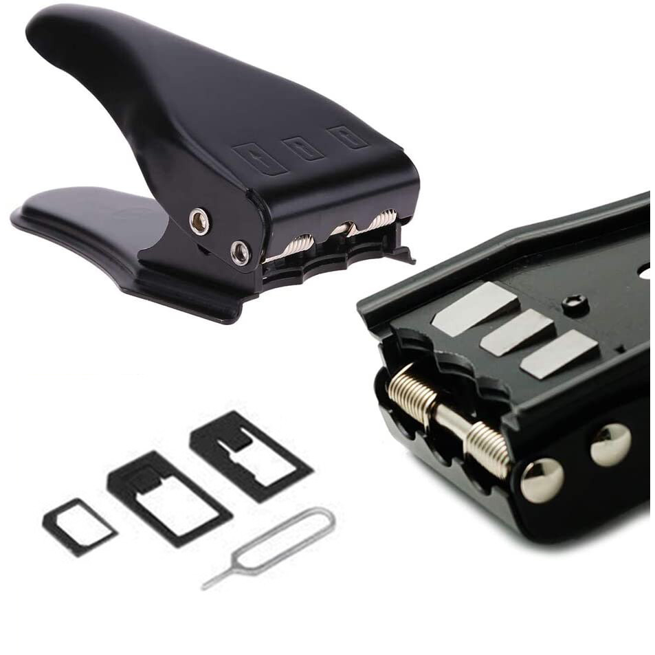 Universal 3 in 1 / Standard/Micro/Nano Sim Card Cutter incl. 3 SIM ...