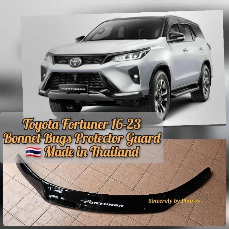 Toyota Fortuner 2016 - 2023 Thai🇹🇭 Bonnet Guard Bugs Protector | Shopee ...