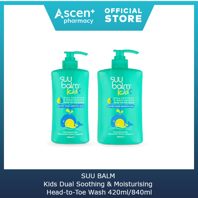 SUU BALM Kids Dual Soothing & Moisturising Head-to-Toe Wash [420ml/840ml] | Shopee Malaysia