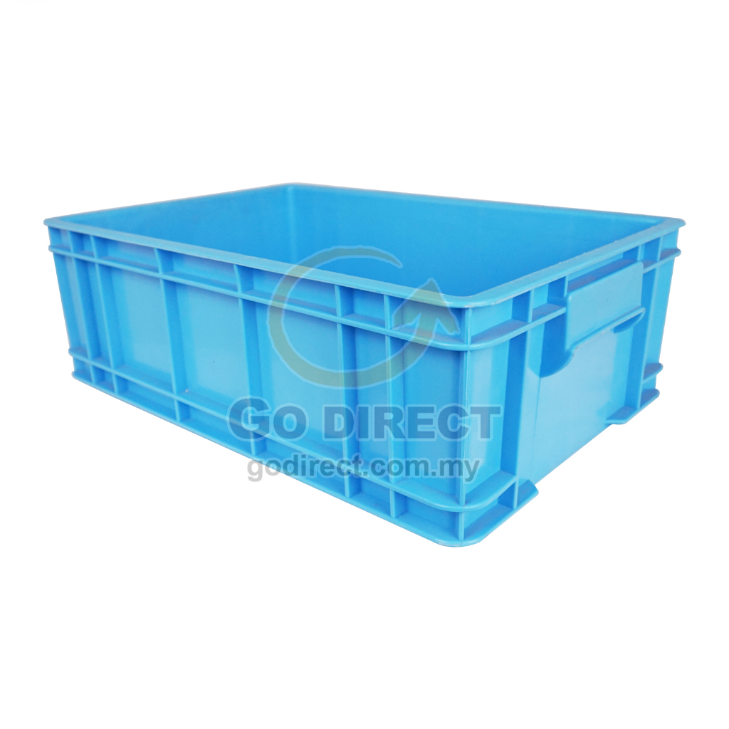 1 X 22L Square Industrial Stackable Container Basket Container Storage ...