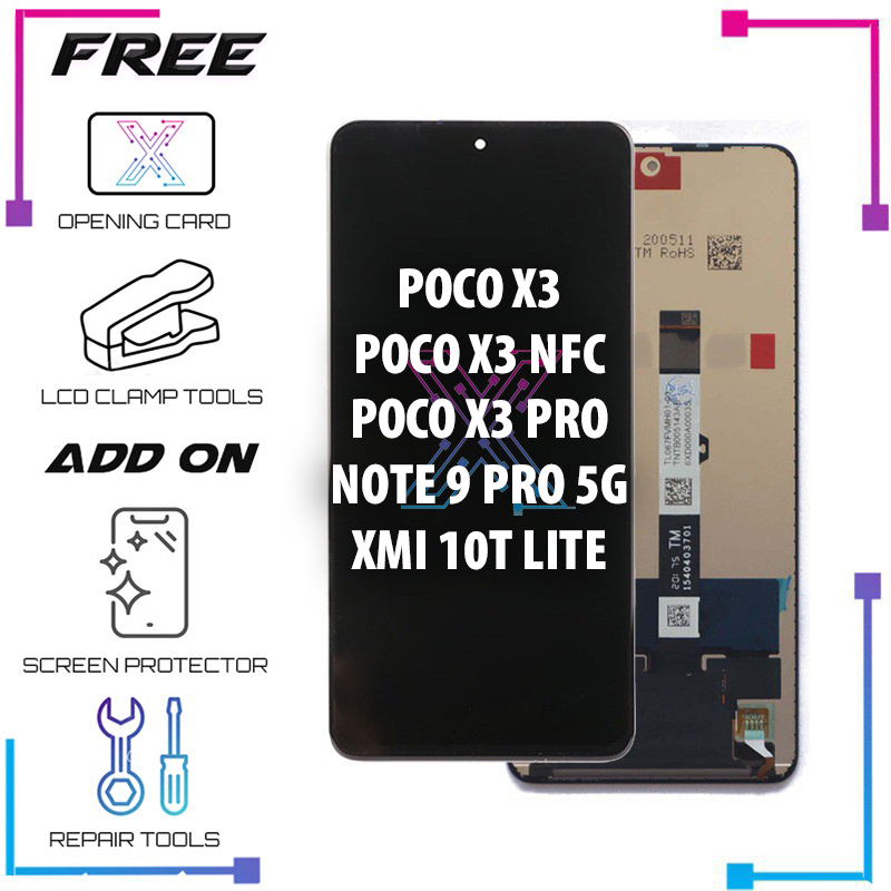 Lcd For Poco X3 / Poco X3 Nfc / Poco X3 Pro / Redmi Note 9 Pro 5G / Mi ...