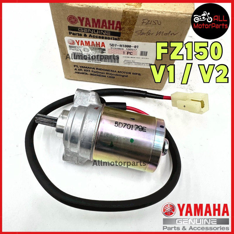 [100% ORI] FZ150 V1 V2 FZ V1 V2 STARTER MOTOR 5D7-H1800-01 STARTING MOTO 100% ORIGINAL YAMAHA ...