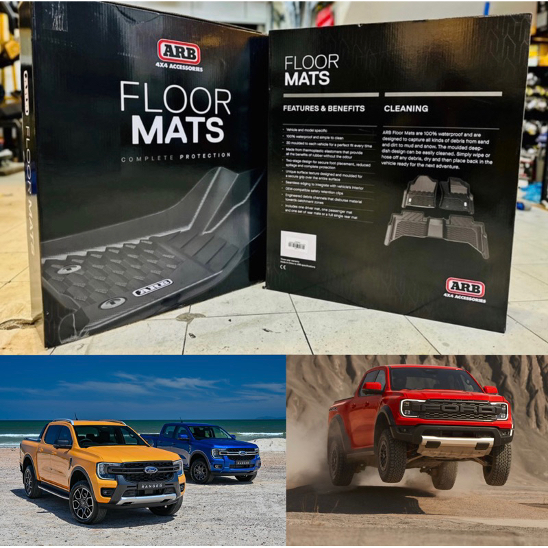 Australia Genuine 💯 Original ARB Floor Mat for Ford Ranger Next Gen XLT ...
