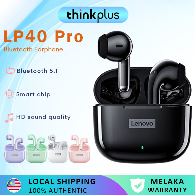 Thinkplus LP40 Pro Bluetooth Earphone Wireless Headphones Waterproof ...