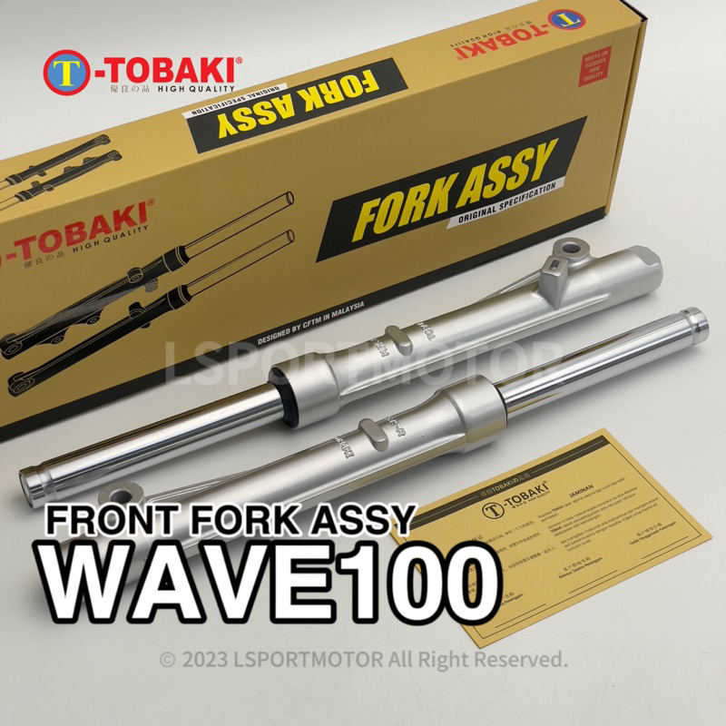 HONDA WAVE100 / EX5 C1 / W100R-DR FRONT FORK ASSY (TOBAKI) WAVE 100 EX5 ...