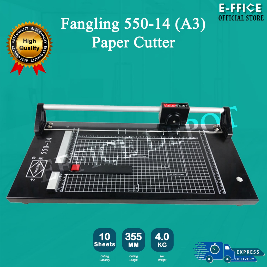 Effice Depot - Fangling 550-14 A3 Paper Cutter / Sheet Trimmer | Shopee ...