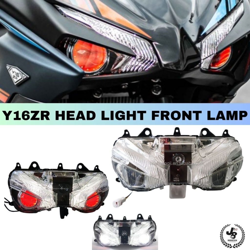 YAMAHA Y16ZR HEAD LIGHT FRONT LED LAMP Auto Lighting System Headlight ...