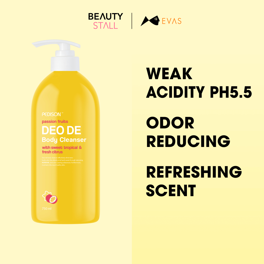EVAS PEDISON DEO DE Body Cleanser Passion Fruits 750ml | Odor Reducing ...