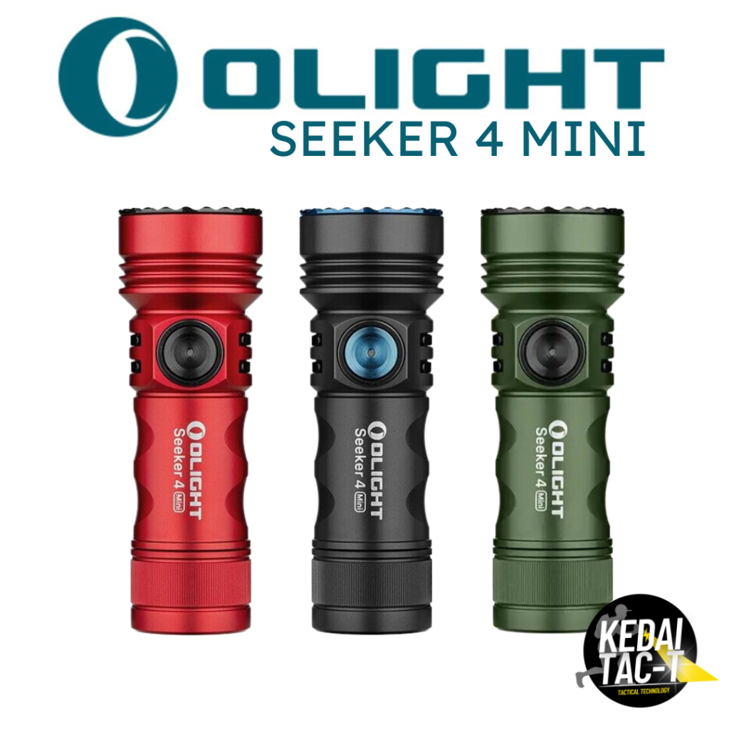 Olight Seeker 4 Mini - White and UV LED Flashlight & Extra 18350 ...
