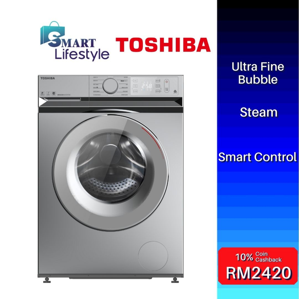 [FREE SHIPPING] TOSHIBA 10.5KG FRONT LOAD WASHER with WIFI TW-BL115A2M | Shopee Malaysia