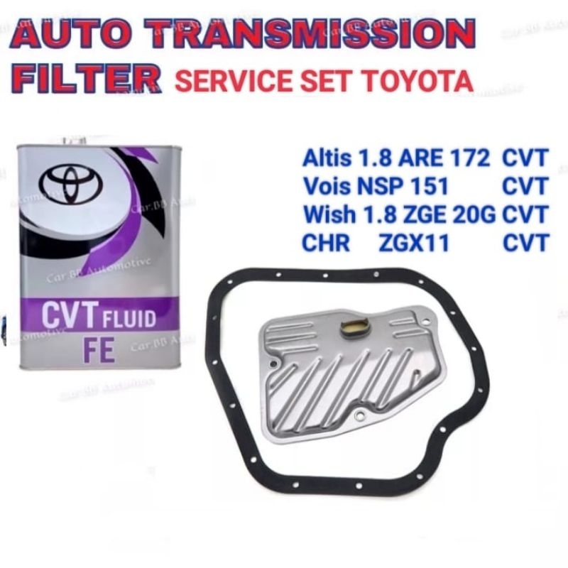 Auto Filter Service Set (35330-12050) +Toyota ATF CVT FE_4L Altis ...